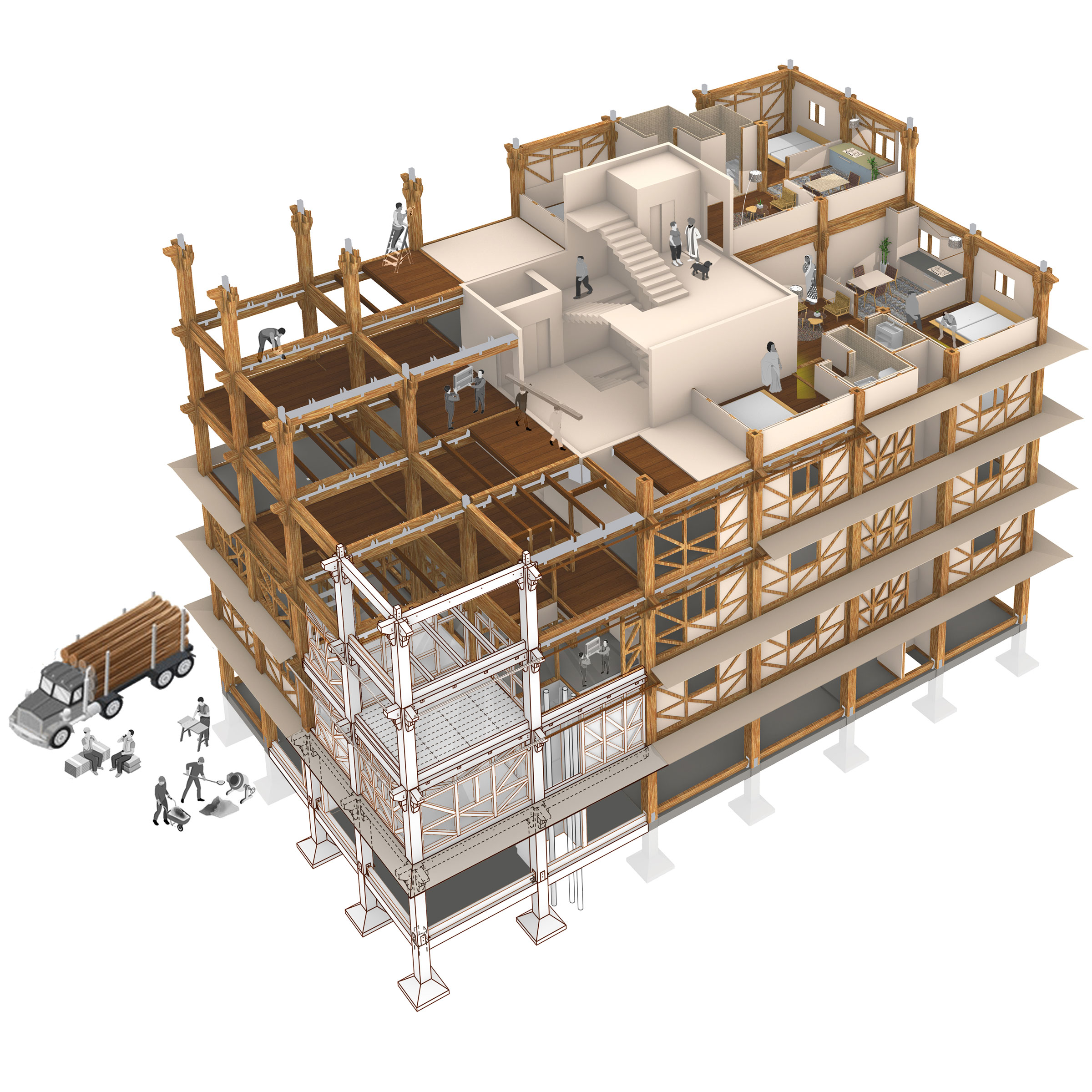 Hybrid Timber Construction Technology: Krittika Agarwal – FOLIO