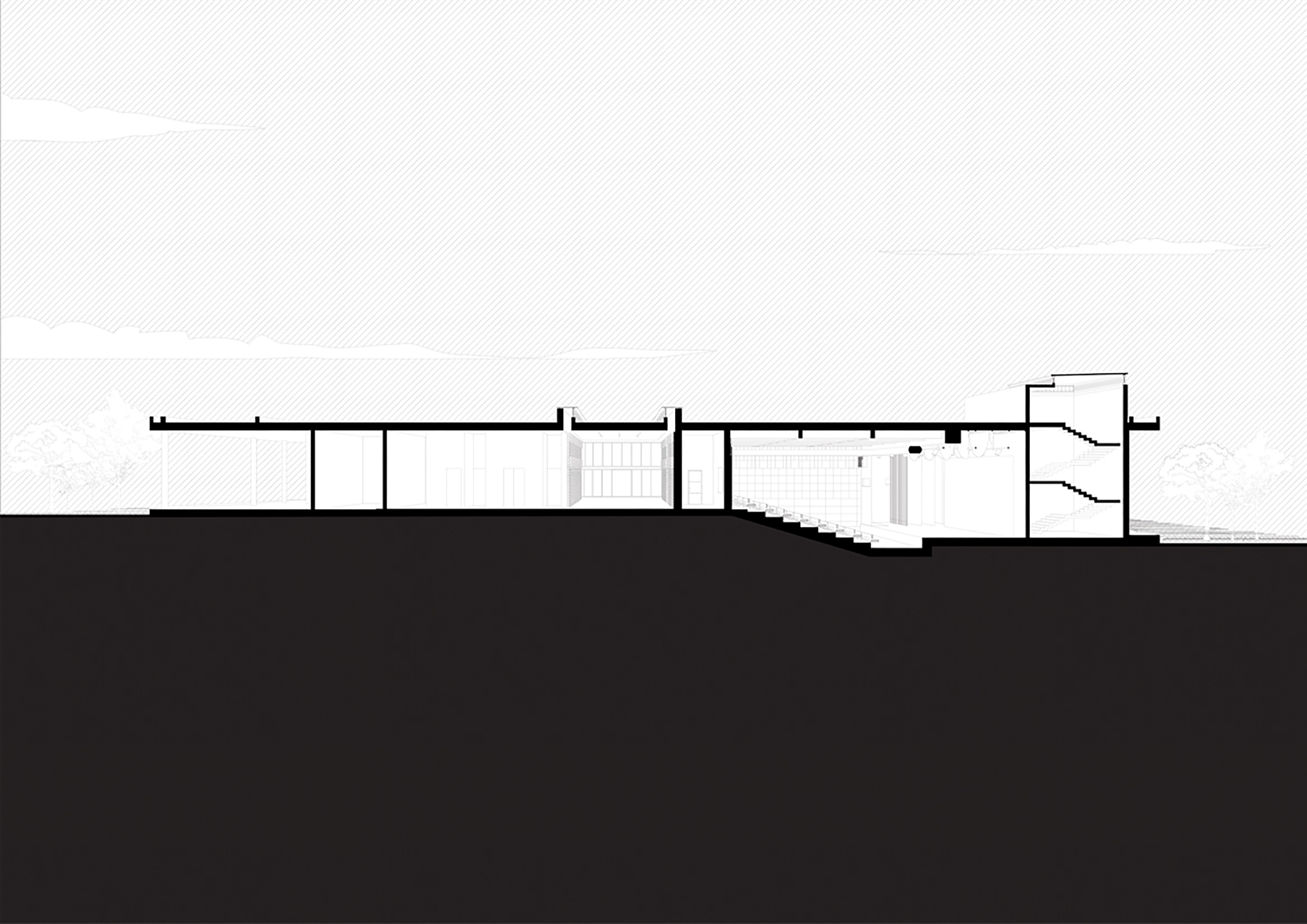 Dr. Vishnuvardhan Memorial Complex – Section through the Brick Block ...